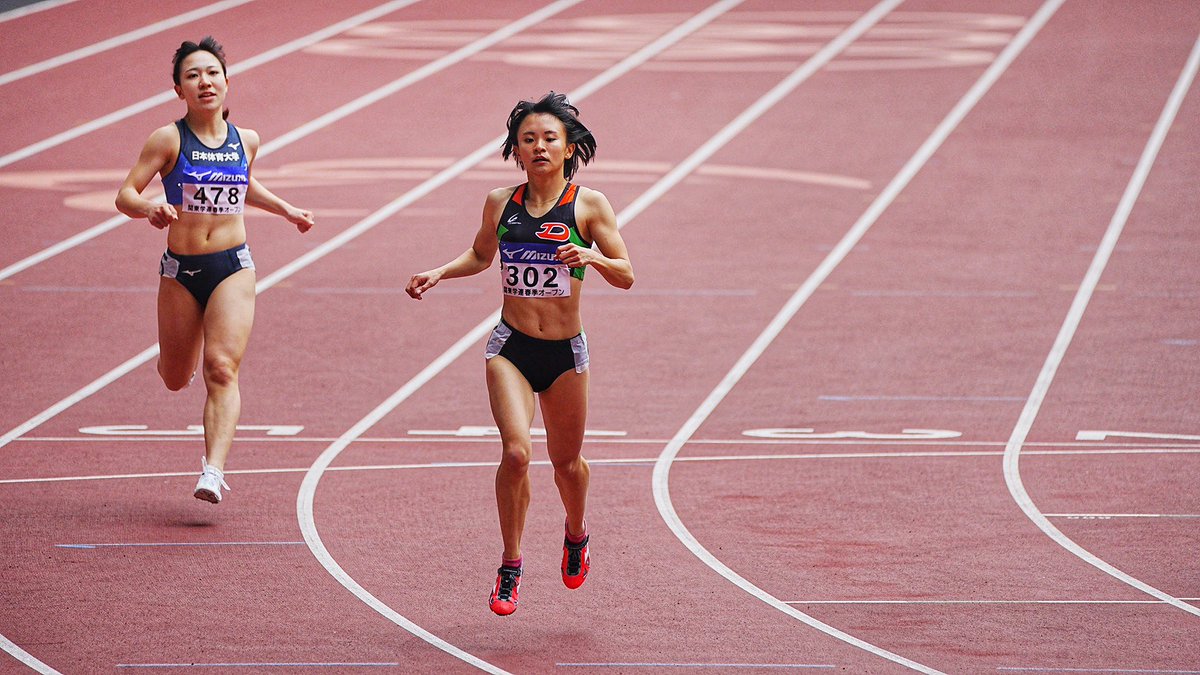ハイテンコーギー on Twitter: "女子200m 守屋憧里(大東大) 25″31 #春季オープン"