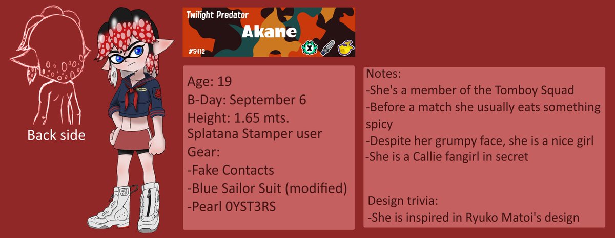 Loving Splatoon OCs 🥰 on Twitter: "RT @Zav280: Gonna start making references sheet for my OCs ...