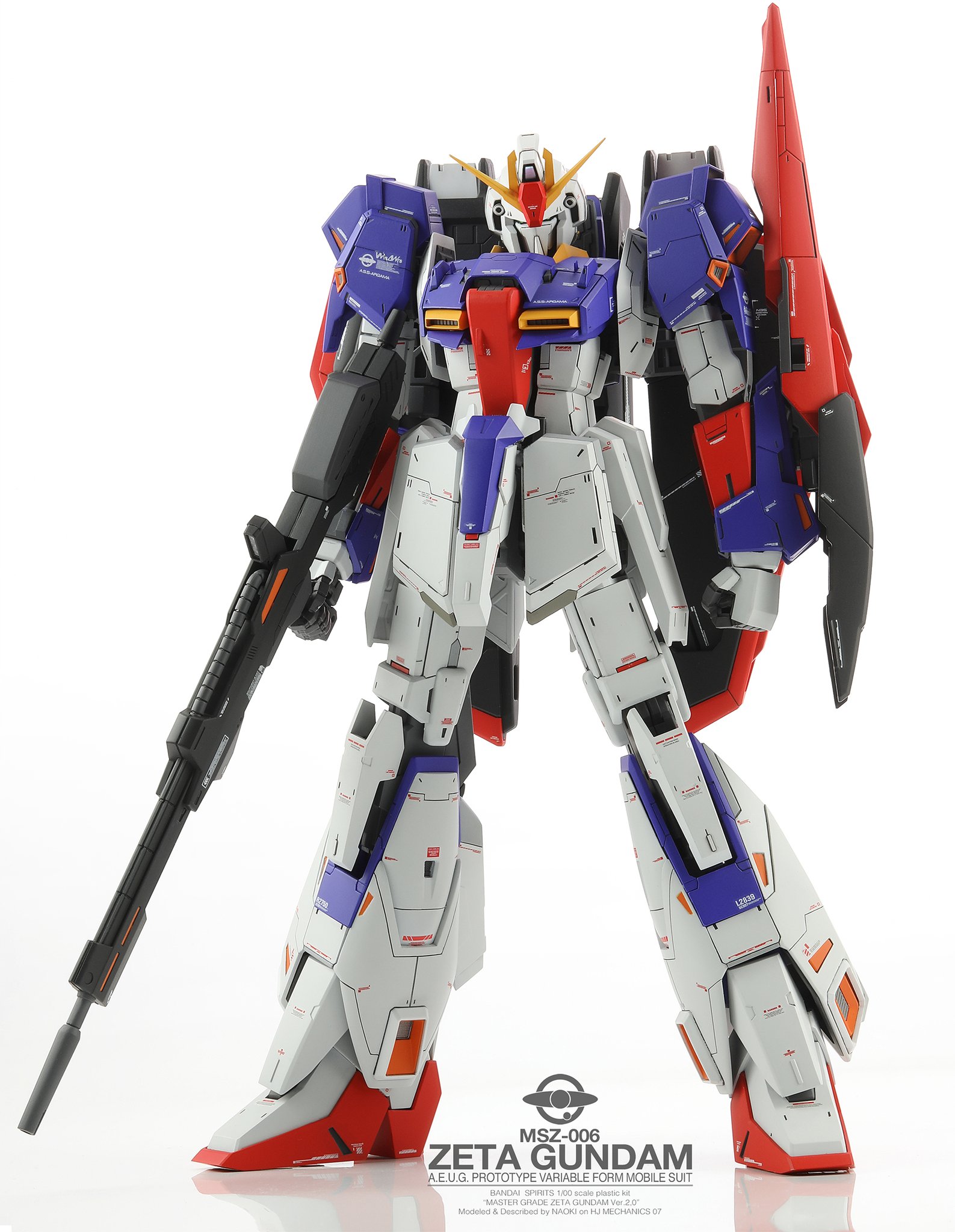 NAOKI@ゲイルハウンド5/18受注開始！ on Twitter: "HJメカニクス07掲載 MG Ver.2,0をベースに改修 頭部はVer.1,0をベースに使用しています #俺のゼータ ...