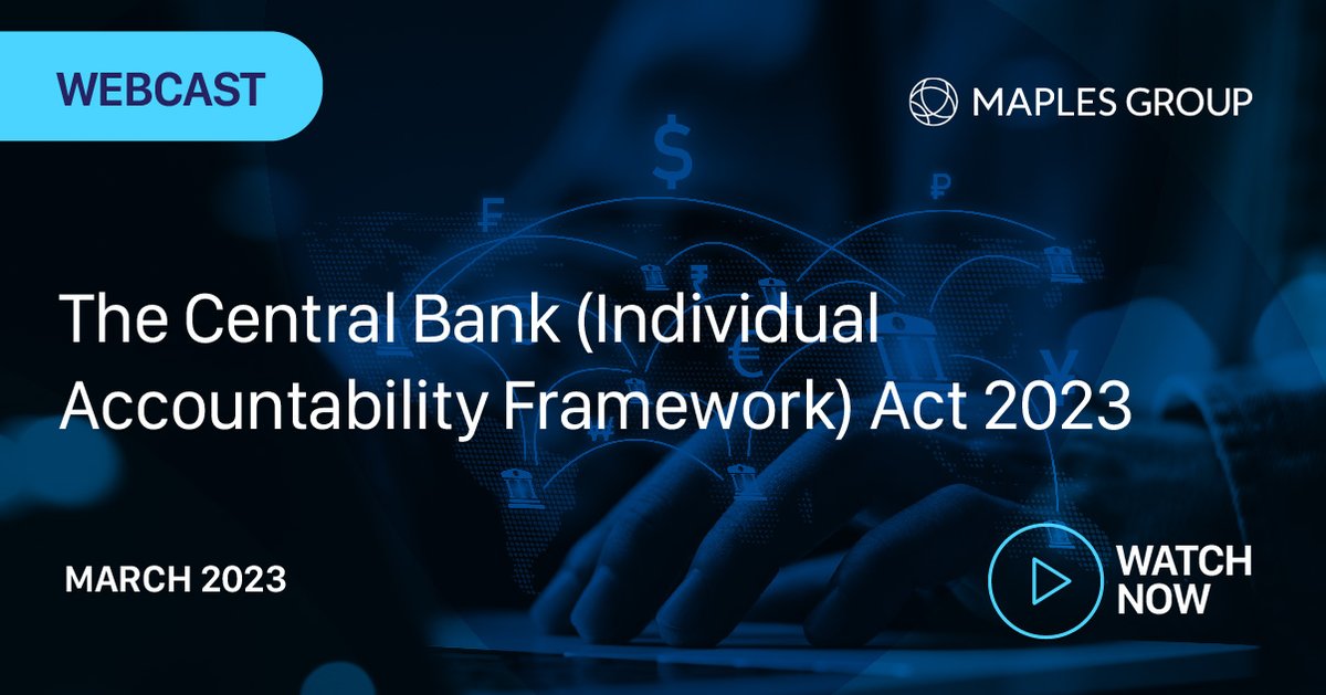 Maples Group on Twitter: "This webcast provides an overview of the recently enacted #CentralBank ...