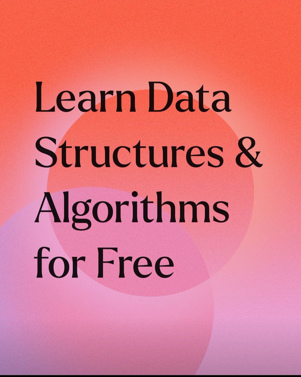 Learn Data Structures And Algorithms For Free A Thread 🧵 المسلسل من
