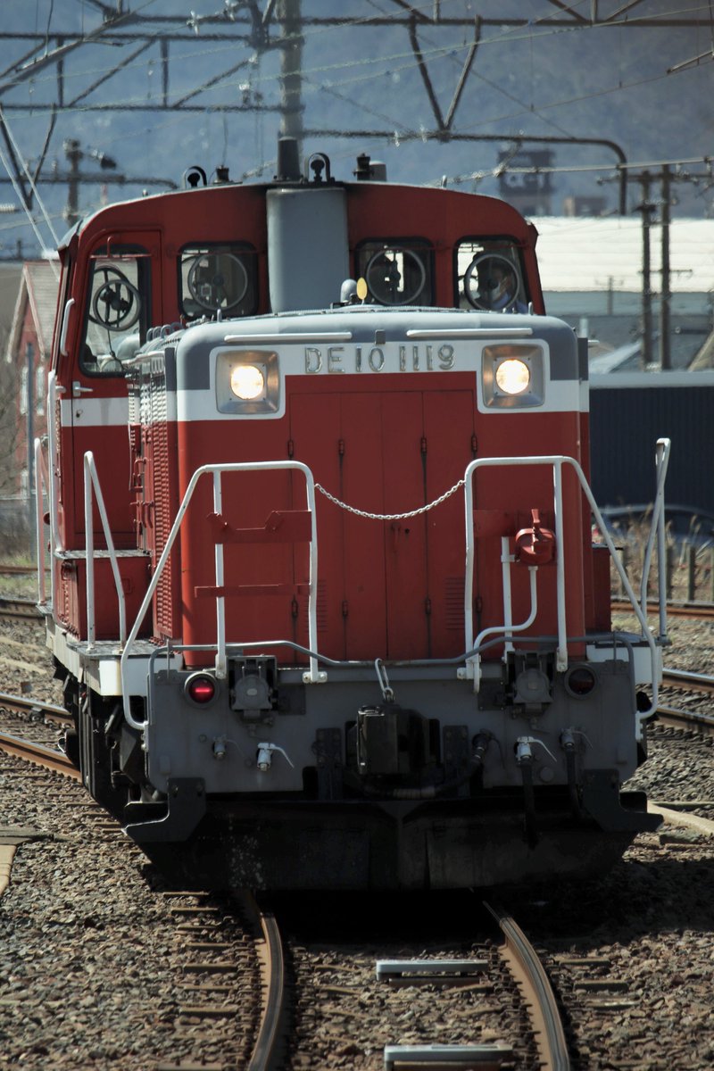 2119 on Twitter: "3/22 工9571-工9251 小浜工臨 その1 DD51-1193＋チキ2B DE10-1119"