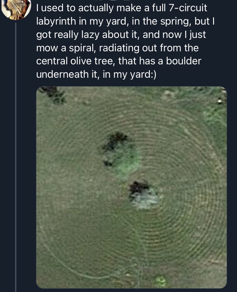 “Labyrinths, when walked on a regular basis, can draw primary ...