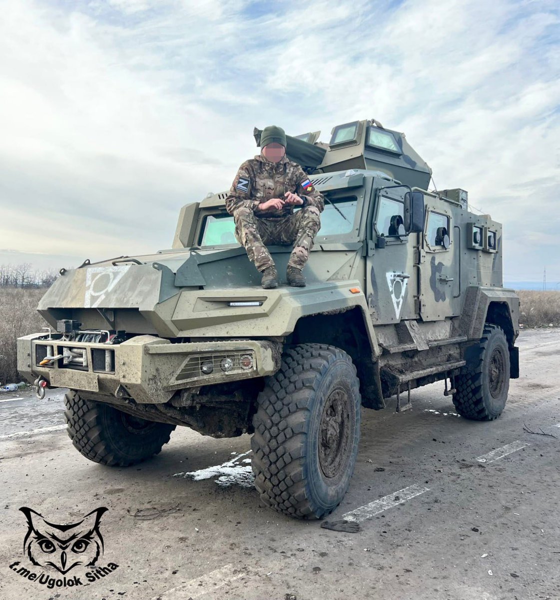 Rob Lee on Twitter: "Russian AMN-590951 MRAPs. https://t.me/Ugolok_Sitha/12609…"