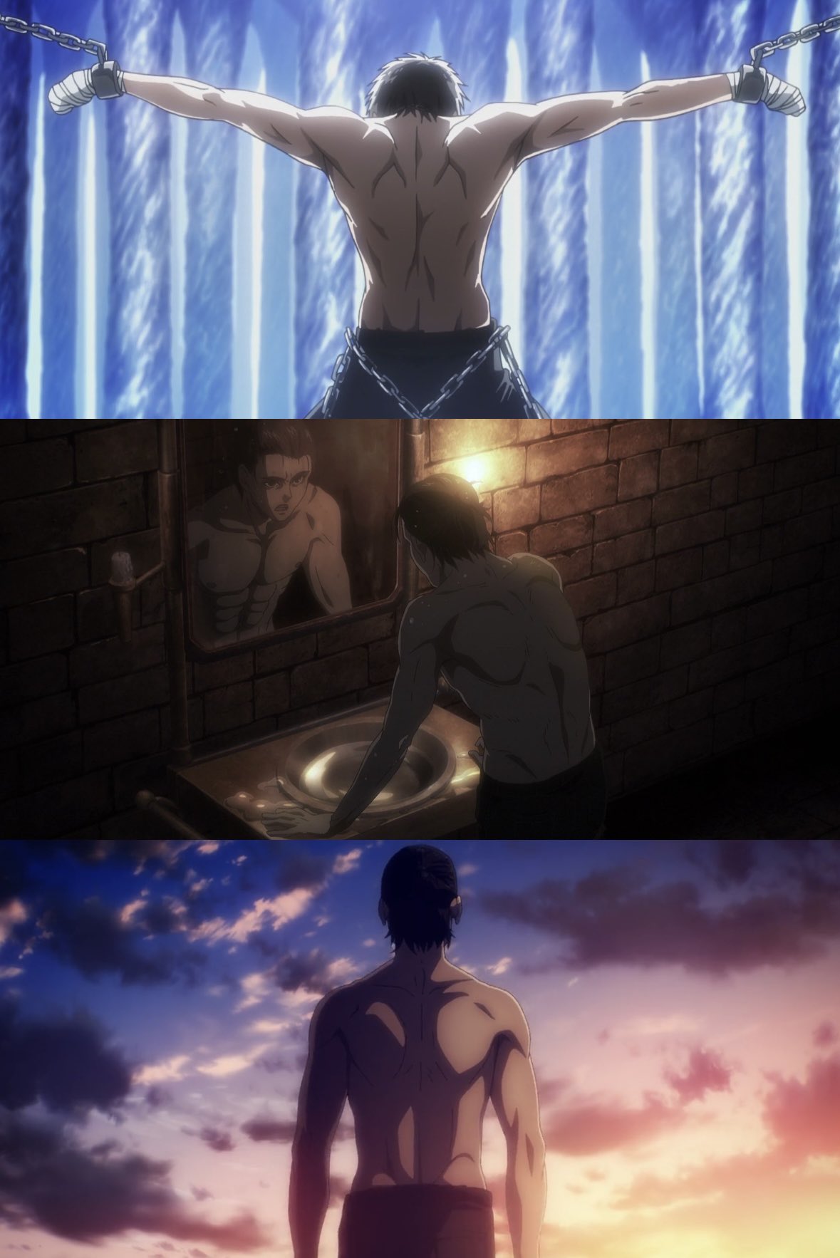 Attack on Titan on Twitter: "Eren Yeager backshots https://t.co/JgCbEZd6B1" / Twitter