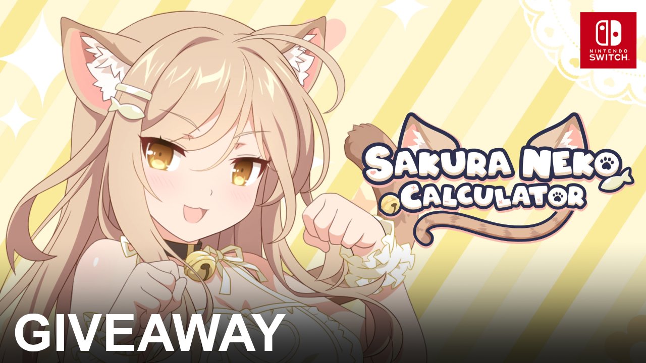 Gamuzumi on Twitter: "Let's celebrate the release of Sakura Neko Calculator on #Switch with a ...