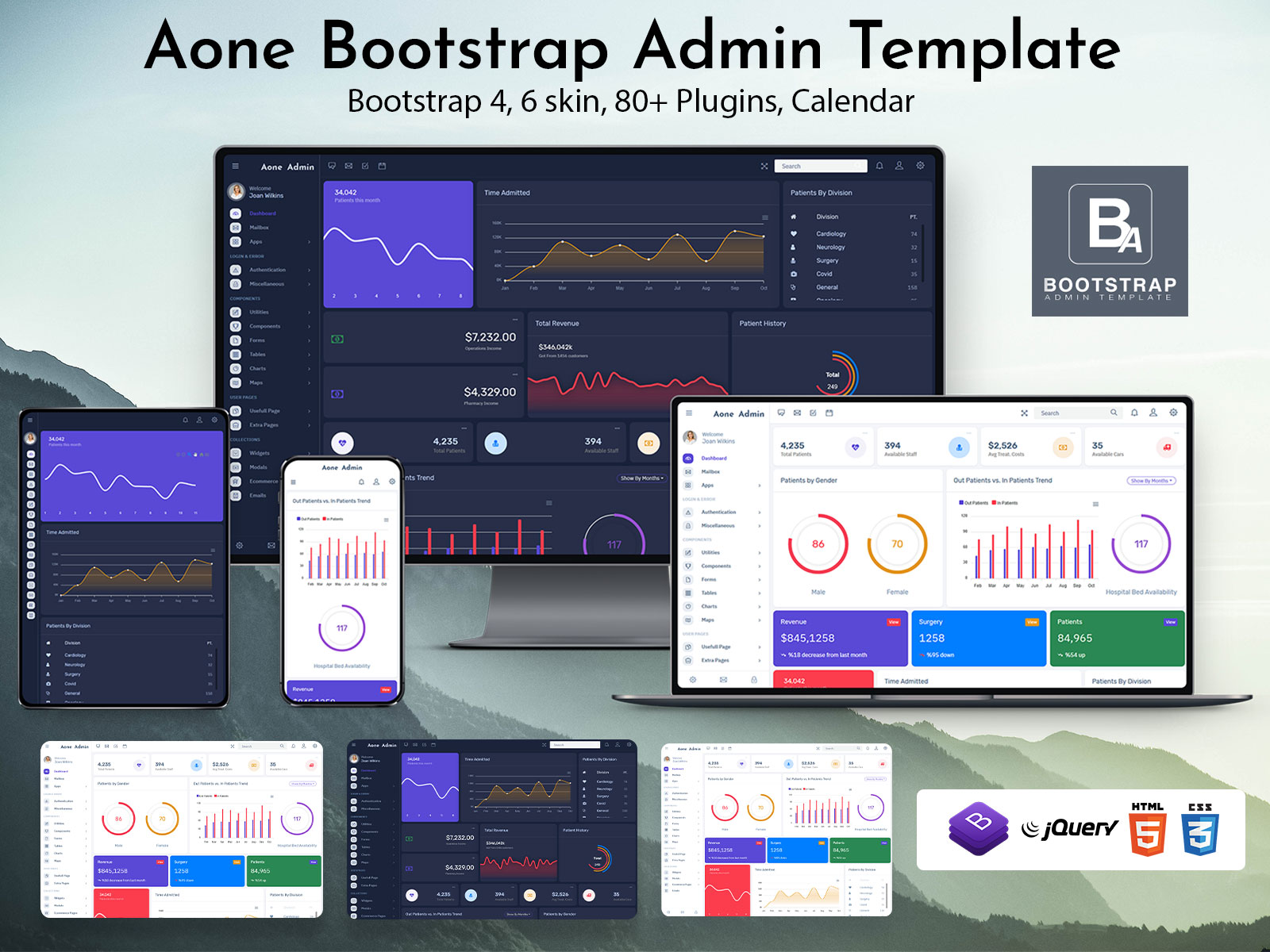 Bootstrap Admin Template on Twitter: "Aone is The Most Powerful a Bootstrap Admin Template with ...