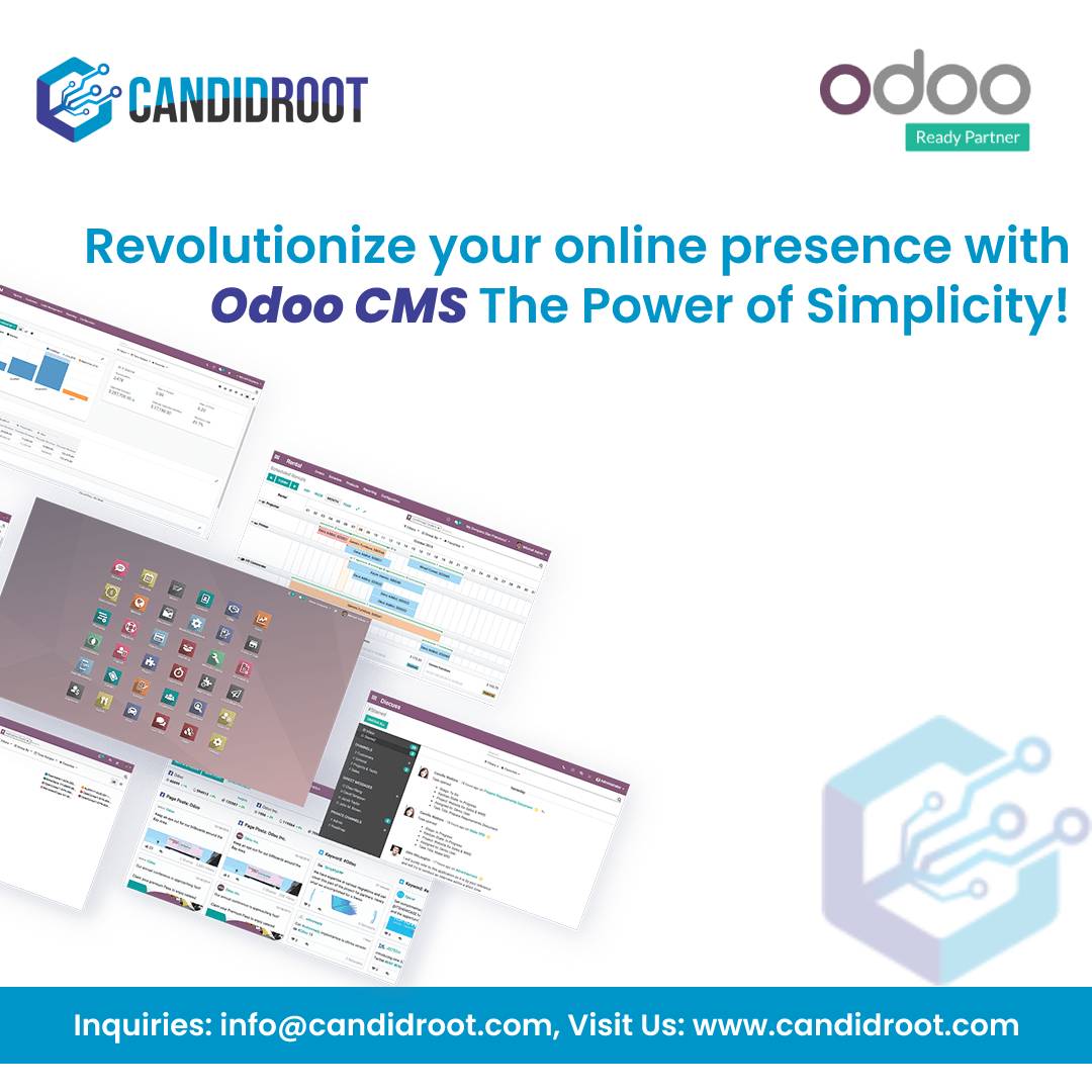 CandidRoot Solutions Pvt. Ltd. on Twitter: "Simplify Your Website Management with Odoo CMS At ...