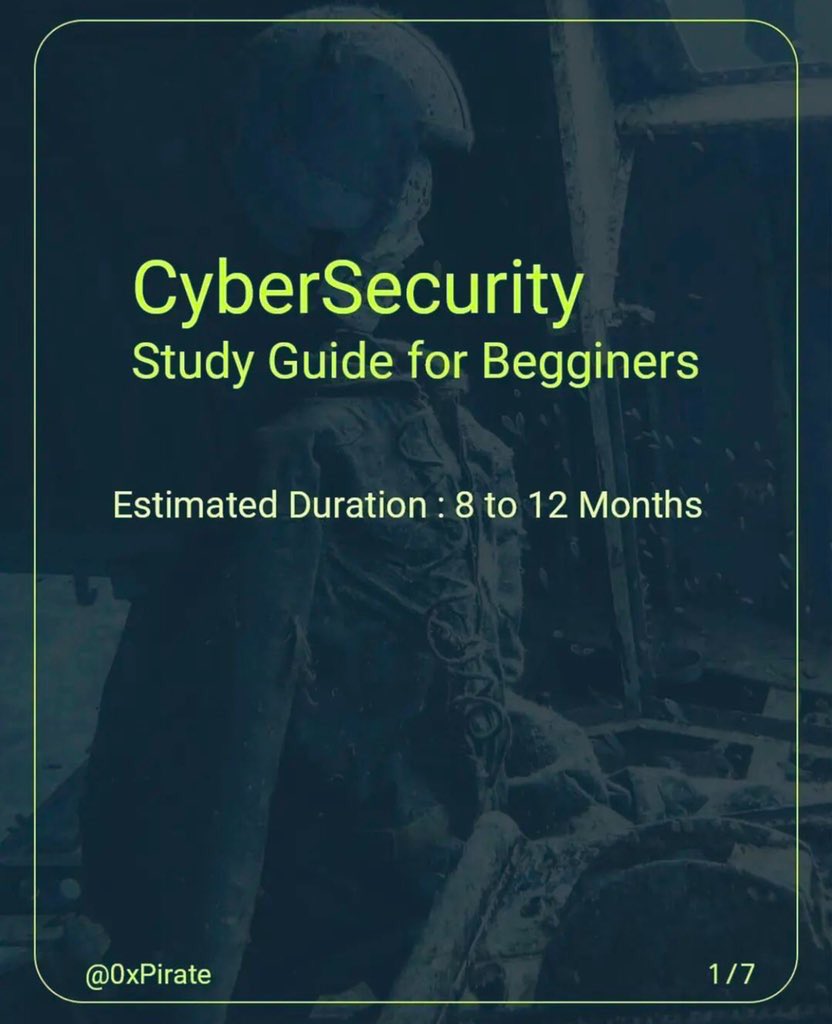 Cybersecurity Study Guide for Beginners A Thread - Thread from Security Trybe @SecurityTrybe ...