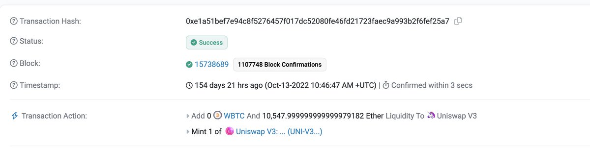 Is it very profitable to provide liquidity on #Uniswap? We noticed that an LP added 10,548 $ETH ...