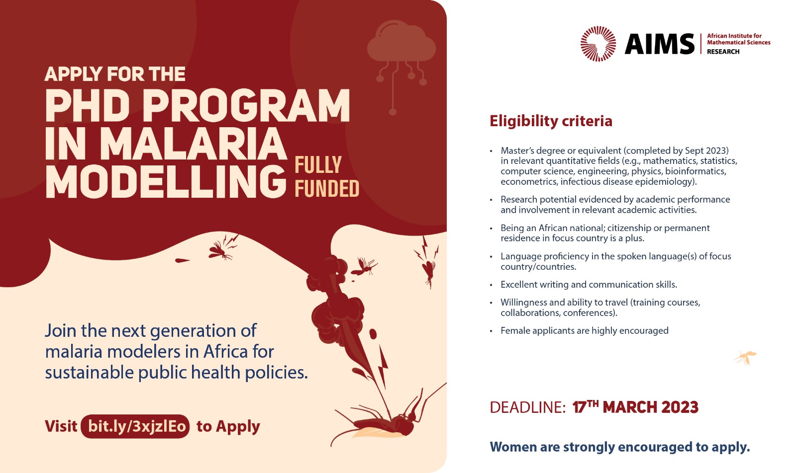AIMS RWANDA on Twitter: "Have you already submitted your application to the fully-funded #PhD ...
