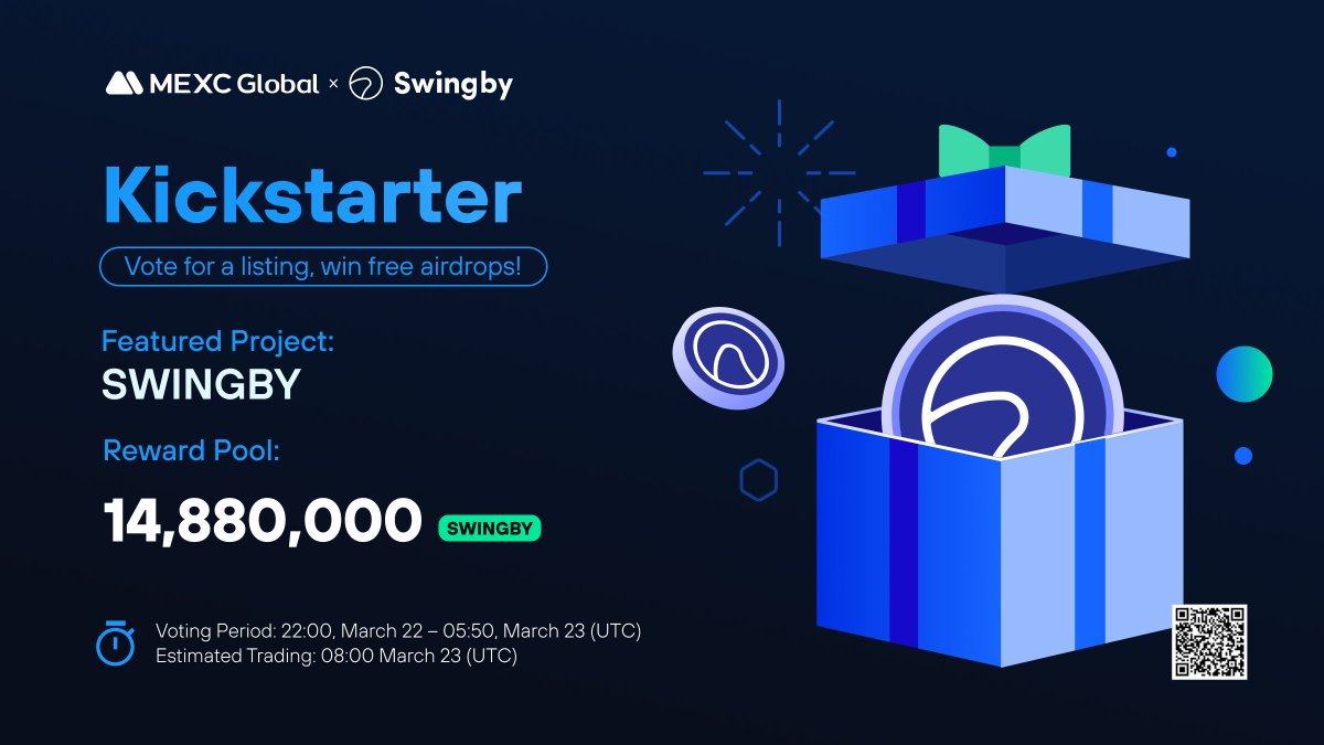 MEXC Global on Twitter: "The @SwingbyProtocol Kickstarter is coming to @MEXC_Global🔥 🗳Vote with ...