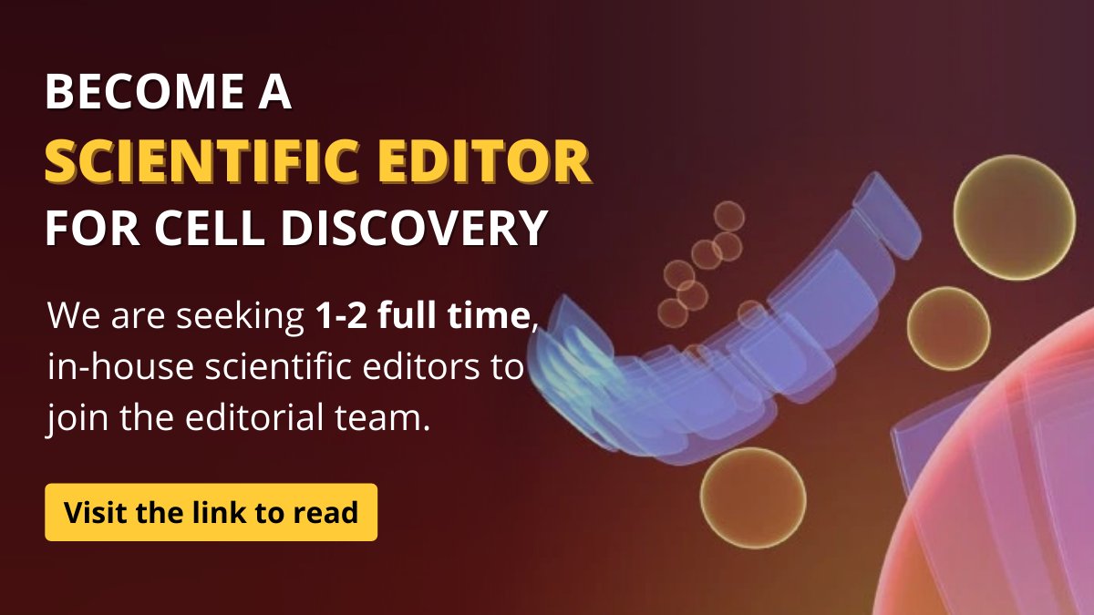 The Innovation | Medicine on Twitter: "RT @cell_res: 📢 Position opening at @CellDiscovery 📢 Cell ...