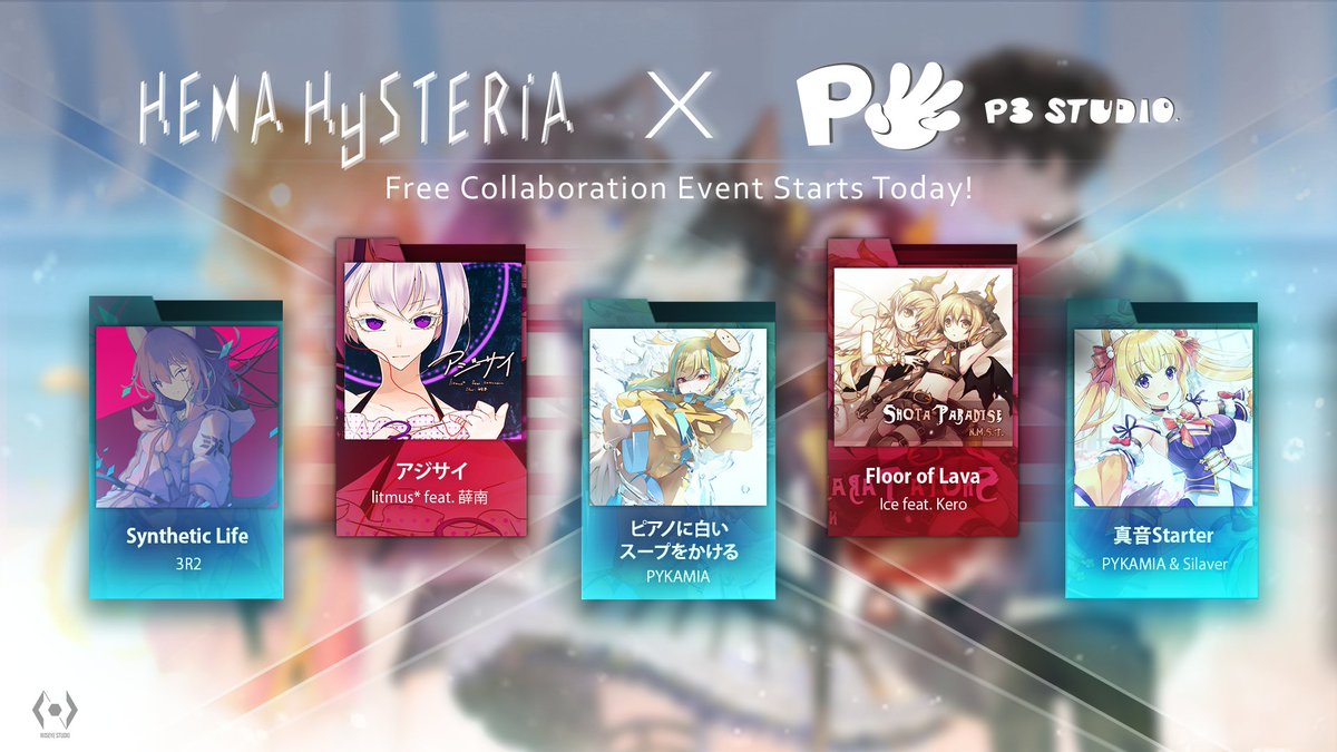 Hexa Hysteria EN on Twitter: "【P3-Studio】 Hexa Hysteria & P3-Studio collaboration has officially ...