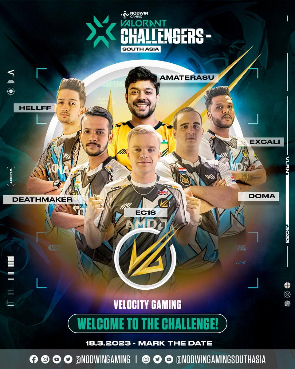 NODWIN Gaming on Twitter: "Excited to introduce team number 6️⃣ A new Challenger for Nodwin ...