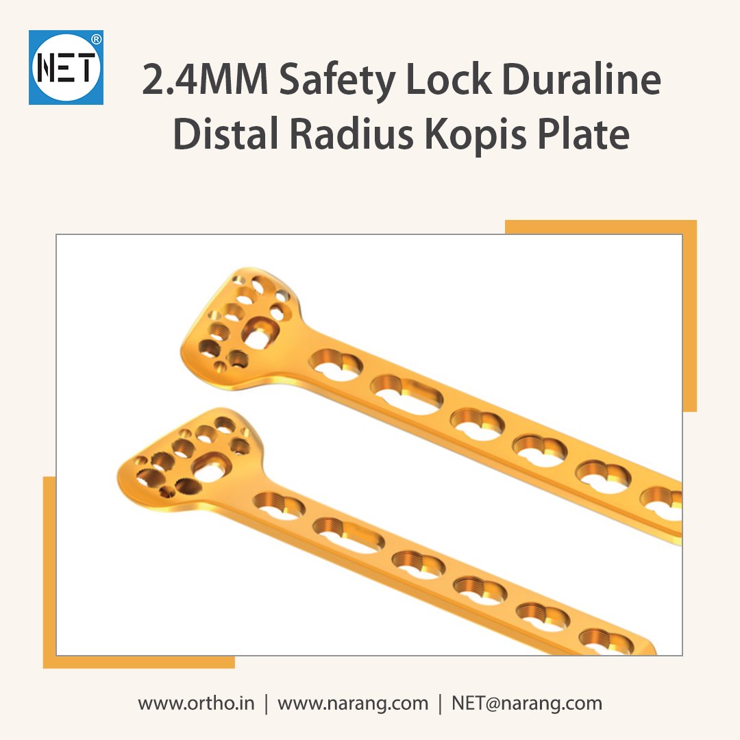 Narang Medical Ltd. on Twitter: "2.4MM Safety Lock Duraline Distal Radius Kopis Plate ... https ...