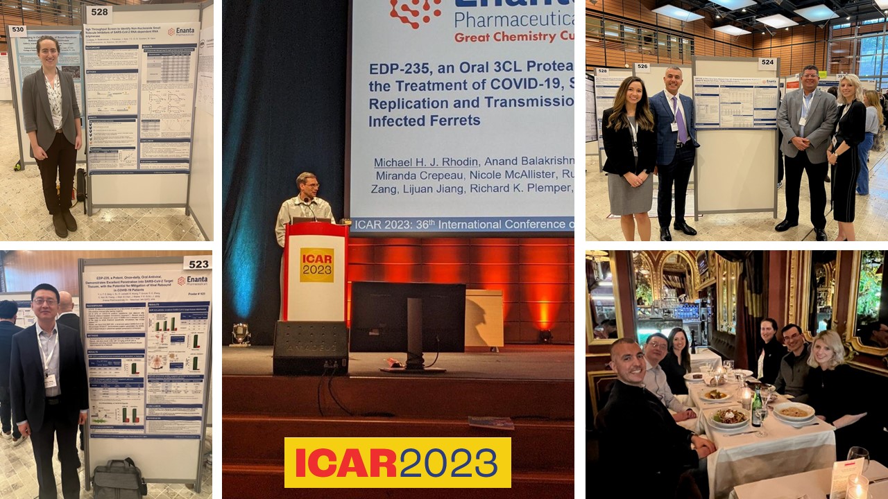 Enanta Pharmaceuticals on Twitter: "It’s a wrap for Team Enanta at #ICAR 2023! Thank you to the ...