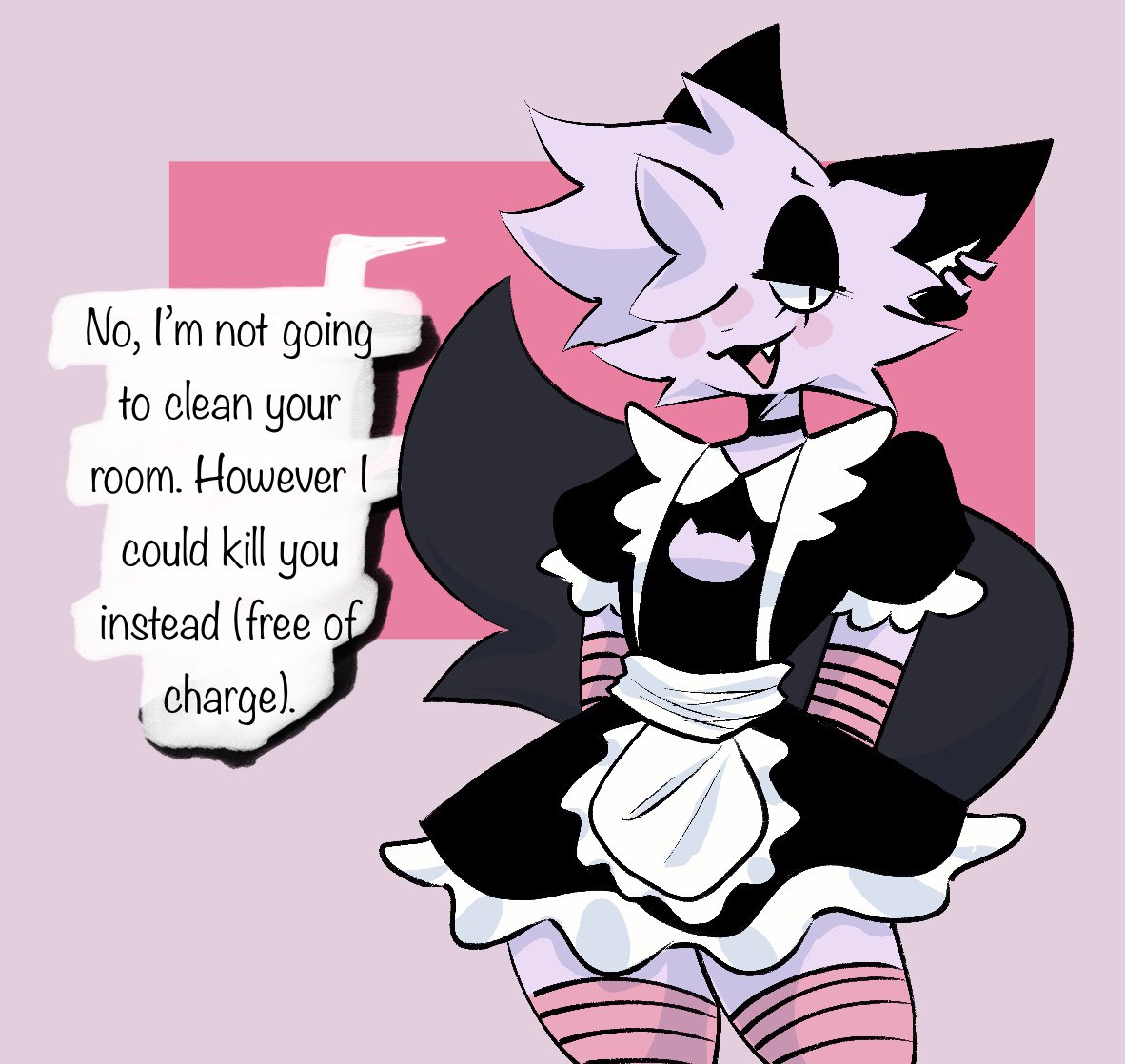 thigh_IoI on Twitter: "RT @sweeetlii: just catboy maid things"