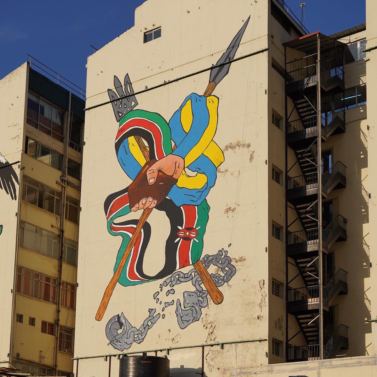 Ukrainian Institute on Twitter: "🇰🇪🇺🇦Our new mural in Nairobi! Six talented artists from Kenya ...