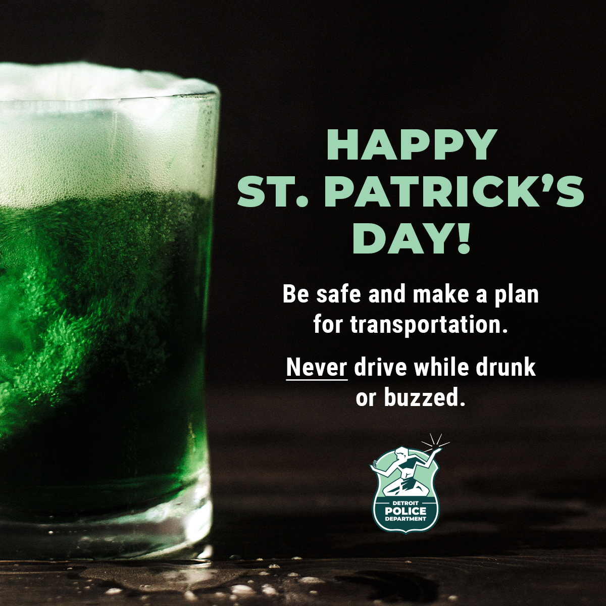 Detroit Police News on Twitter: "If you are celebrating St. Patrick's ...