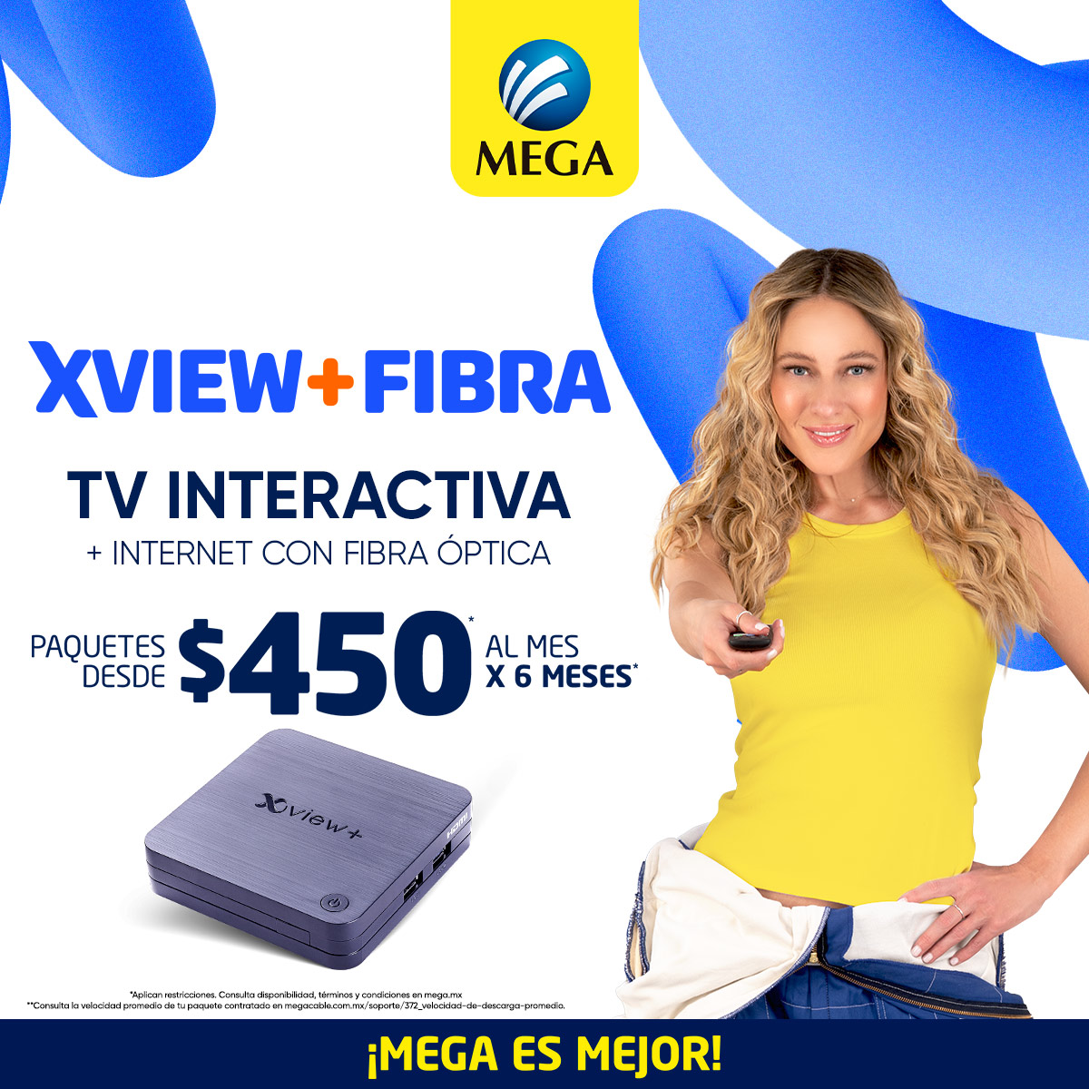 Megacable on Twitter: " MEGA es MEJOR ¡Cámbiate YA! Triple Pack con Internet de Fibra Óptica ...