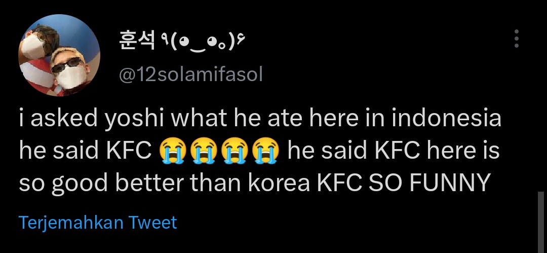 TEUME! 🤡 📌 CEK PINNED on Twitter: "kfc indo approved by yoshi, katanya lebih enak dari korea ...