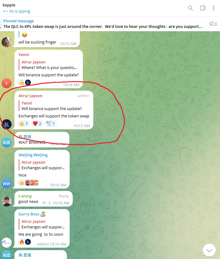 bing shilling 🥶 🍦 on Twitter: "$qlc is going to have a token swap/rebrand on all exchanges ...