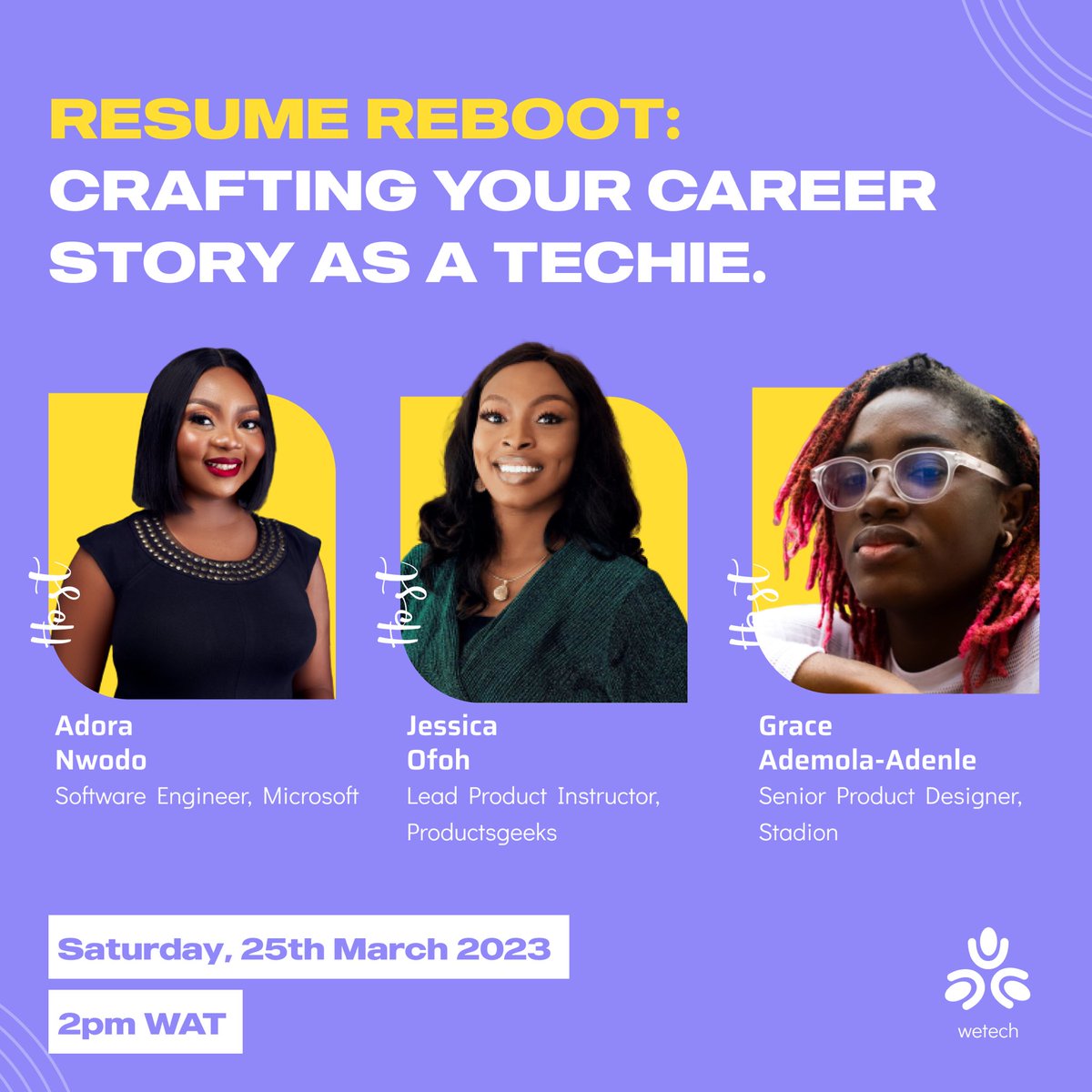 Wetech on Twitter: "📢 Join us as we kick off #InternationalWomensMonth with an educational # ...