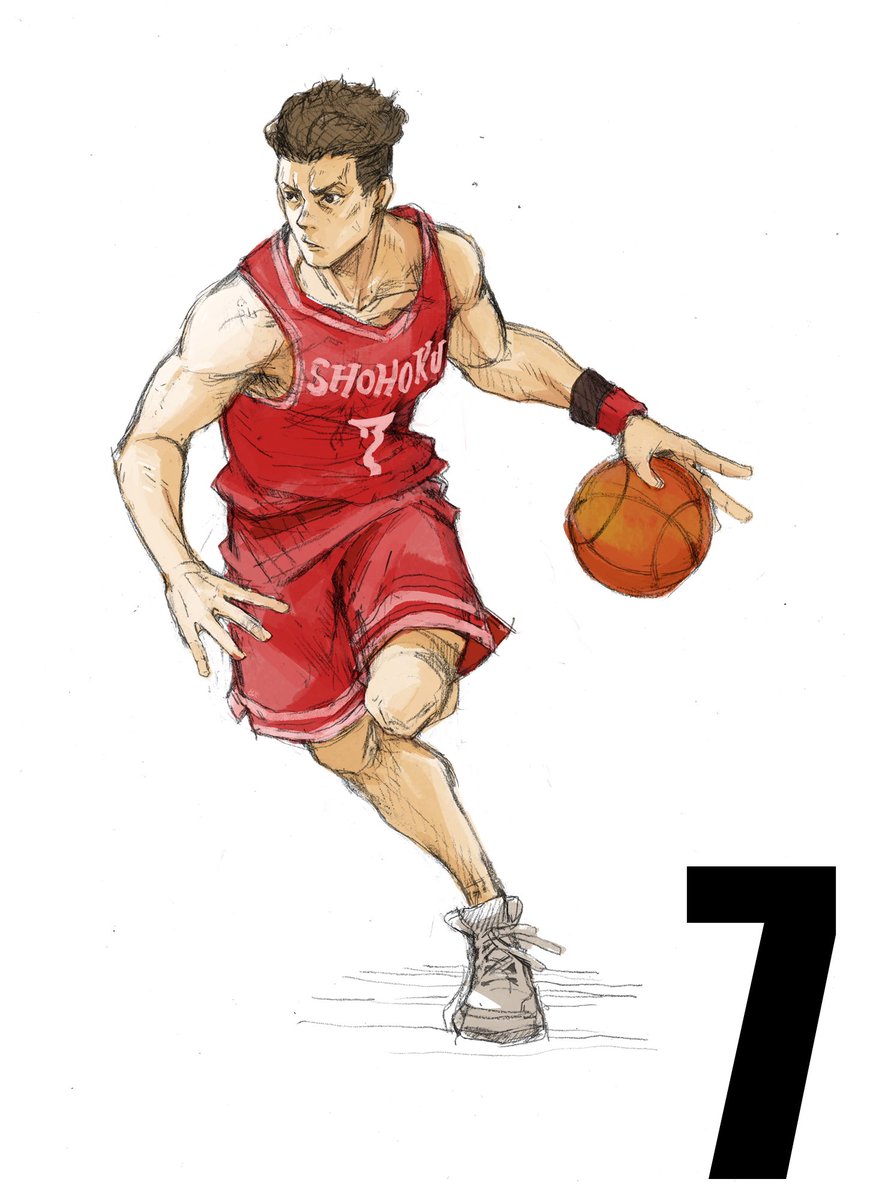 SLAMDUNK 7+14」 」|田ヶ喜一のイラスト