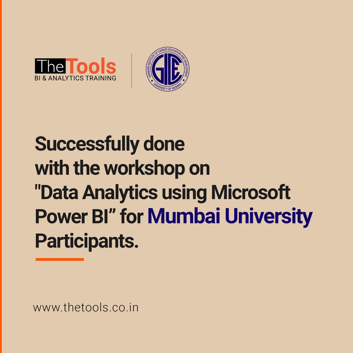 The Tools on Twitter: "Another successful workshop was done on " Data Analytics using Microsoft ...