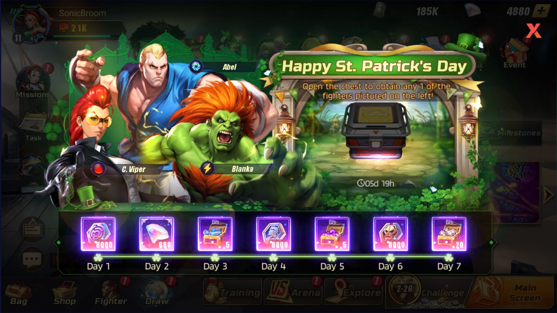 Street Fighter: Duel by Crunchyroll Games on Twitter: "Happy Saint Patrick's Day, World Warriors ...