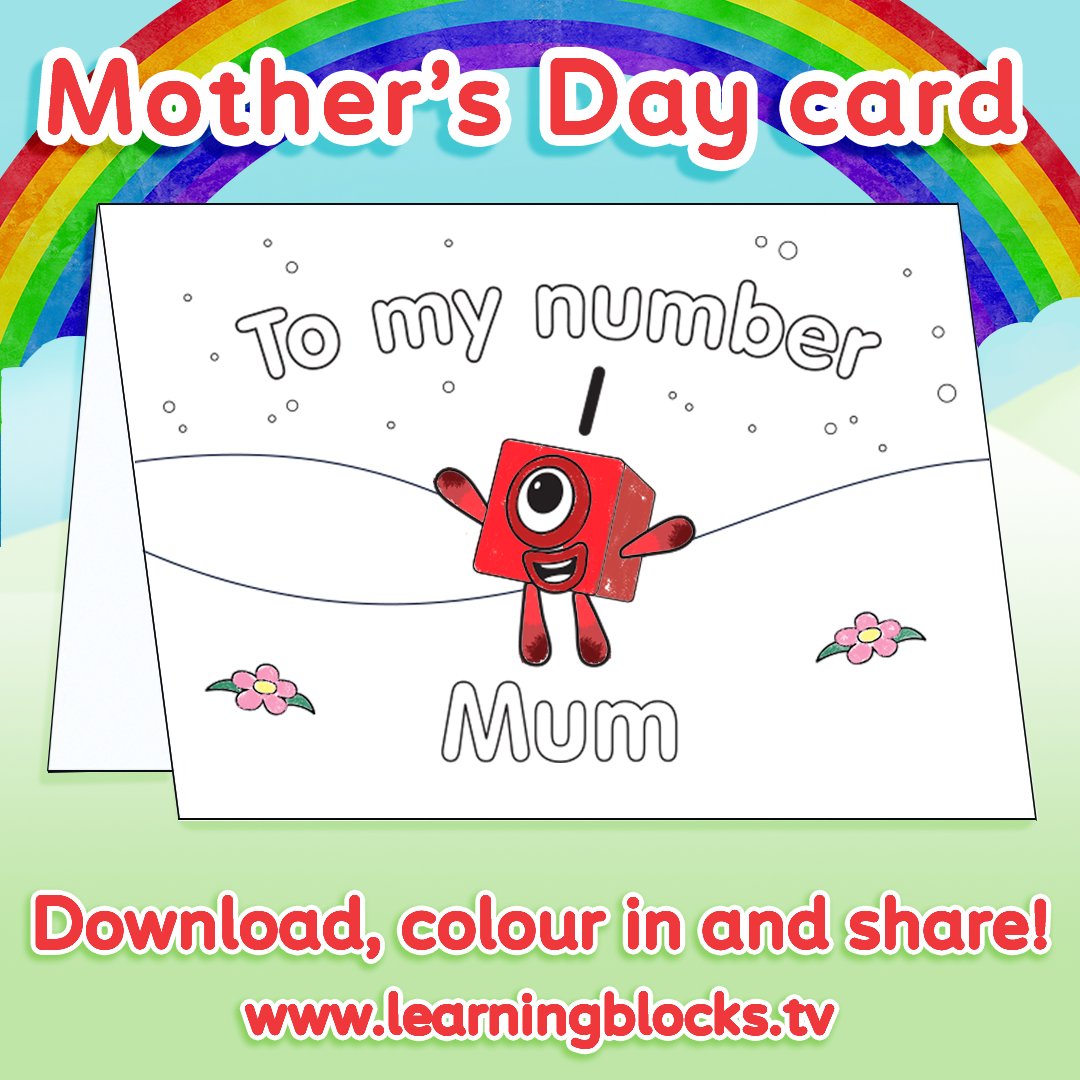 Numberblocks on Twitter: "🆘 What... tomorrow is Mother's Day!? No ...