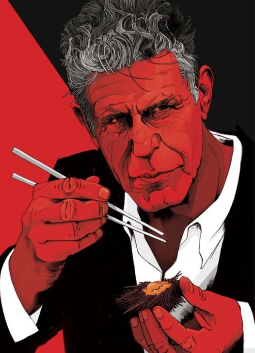 Bourdain & Cain: Part 3- "Prepped & Served" Dining With The Devil The kitchen. One alcove held ...