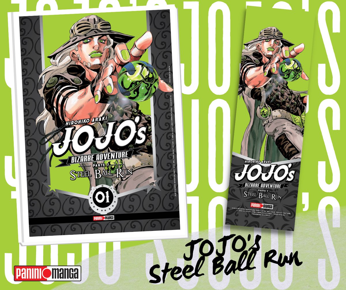 PaniniMangaMx on Twitter: "¡En abril llega Jojo´s Steel Ball Run! La seríe será mensual (como ...