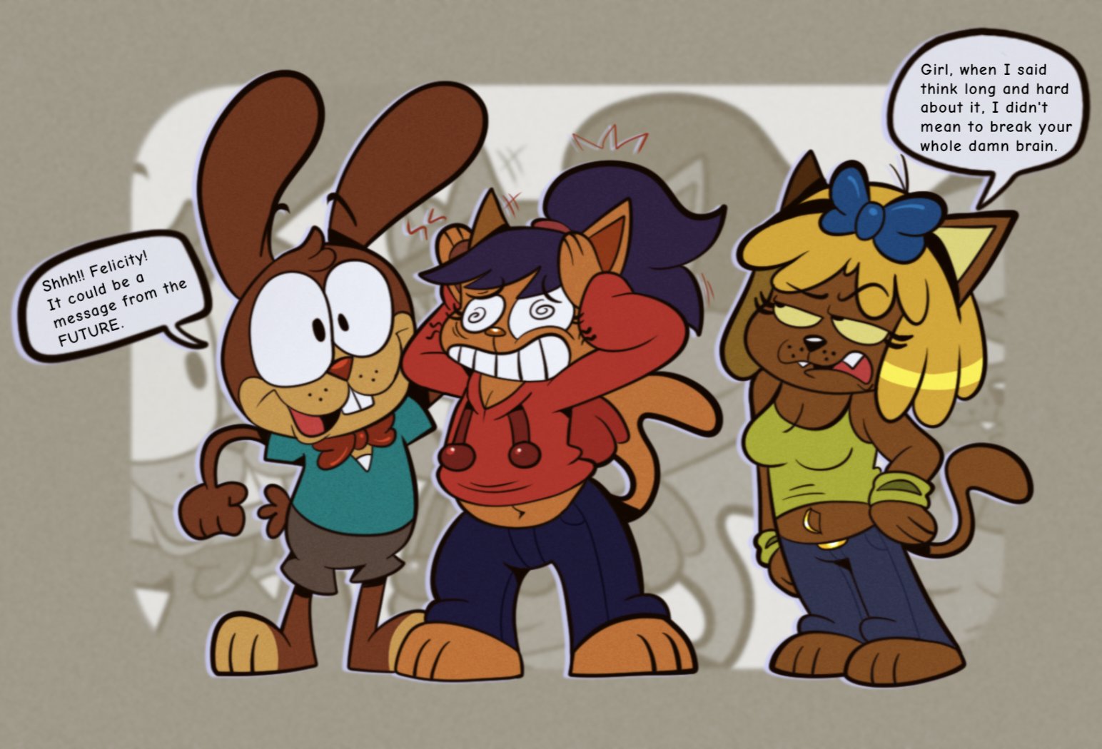 e.s.s⭐ on Twitter: "Cathy tries to use her brain. #oc 🧠 https://t.co/87wWFdFGsG" / Twitter