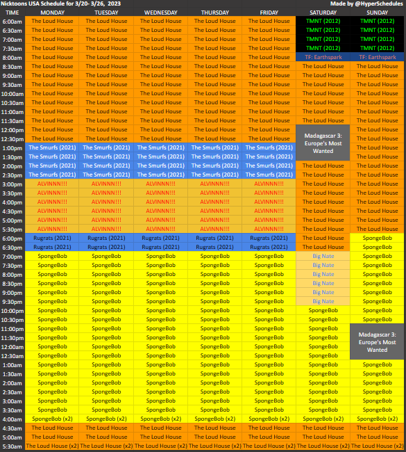 Nicktoons Network Schedule Nextoons: The Nicktoons Film Festival (TV