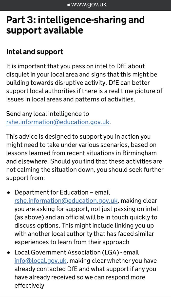 Norma Moore on Twitter: "RT @FamEdTrust: A reminder that the DfE is actively trying to prevent ...