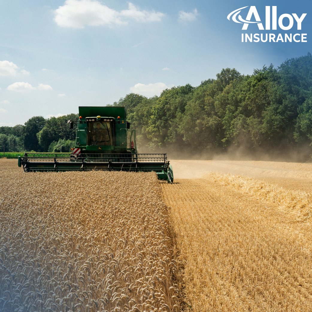 Alloy Insurance on Twitter: "Harvest season is approaching fast! Be sure you have the protection ...