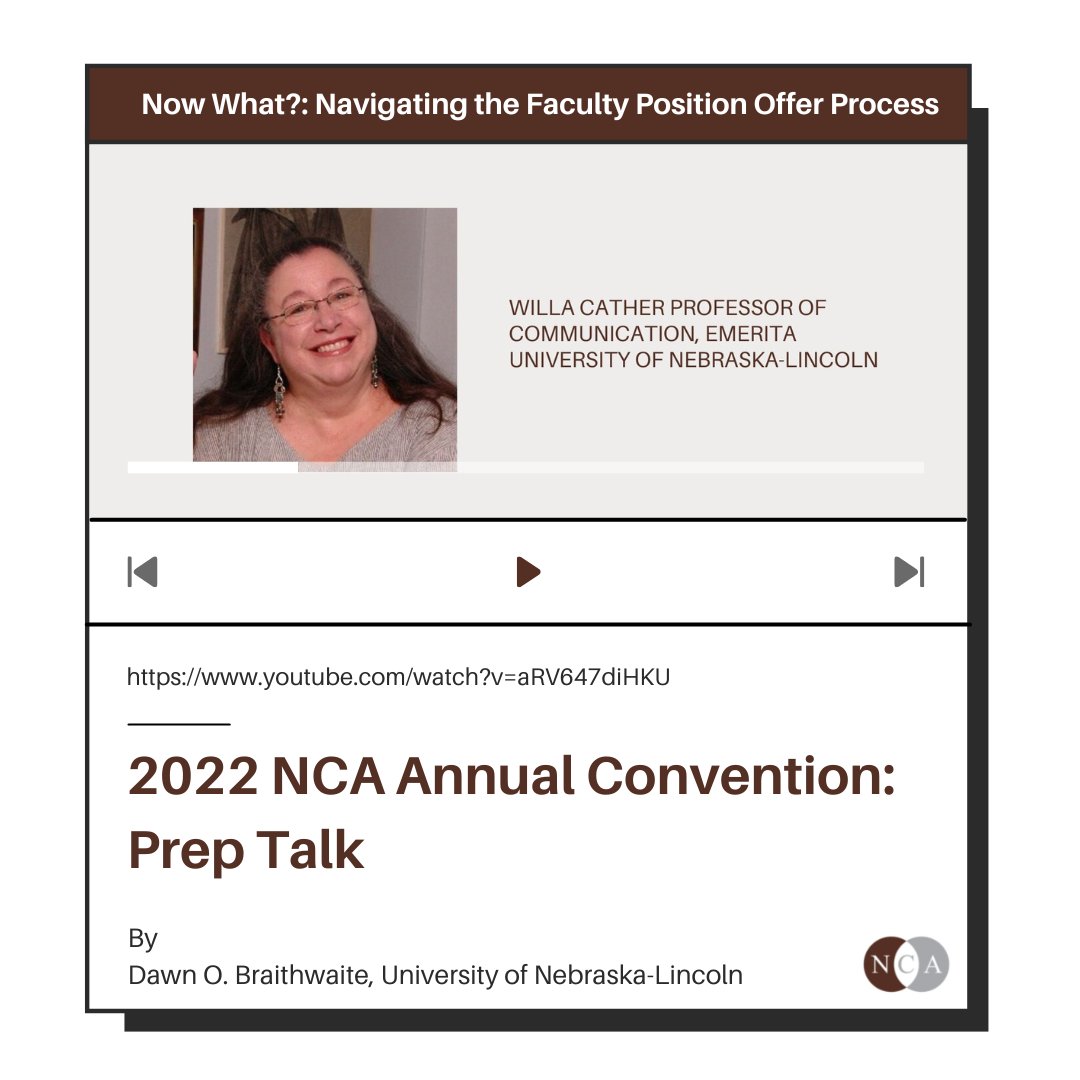 National Communication Association on Twitter: "Congratulations, you got the job! Now, what's ...