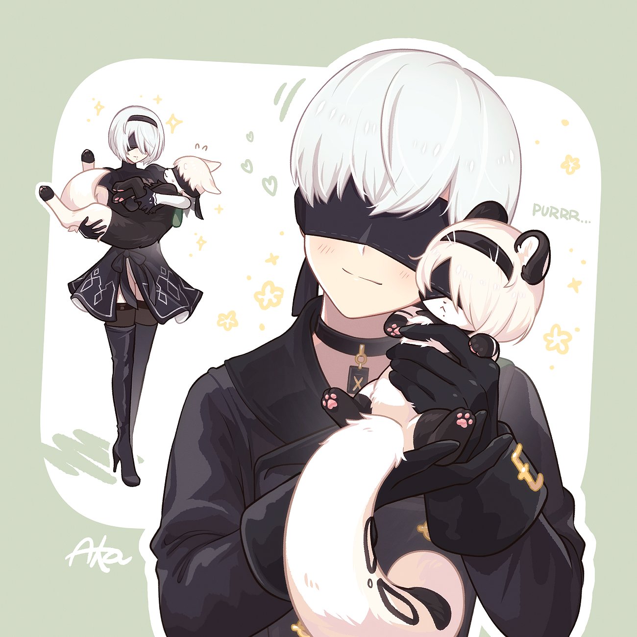MissAka 紅 on Twitter: "Hugsss 💖 #NieRAutomata #ニーアオートマタ https://t.co/ywWS4mnjQg" / Twitter