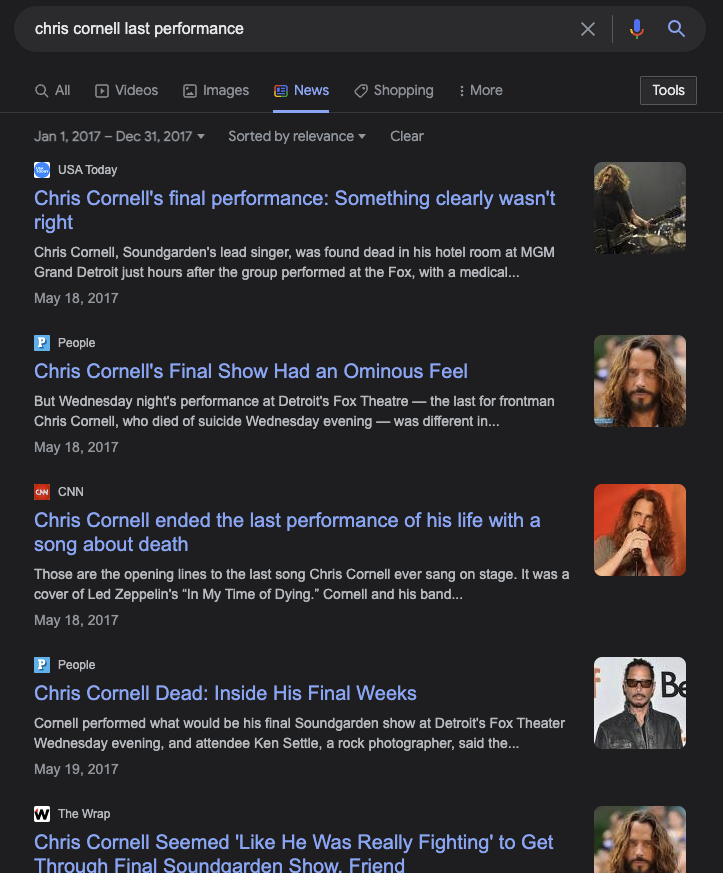 Part 1 Chris Cornell: The Initial Media Perspective What were we ...