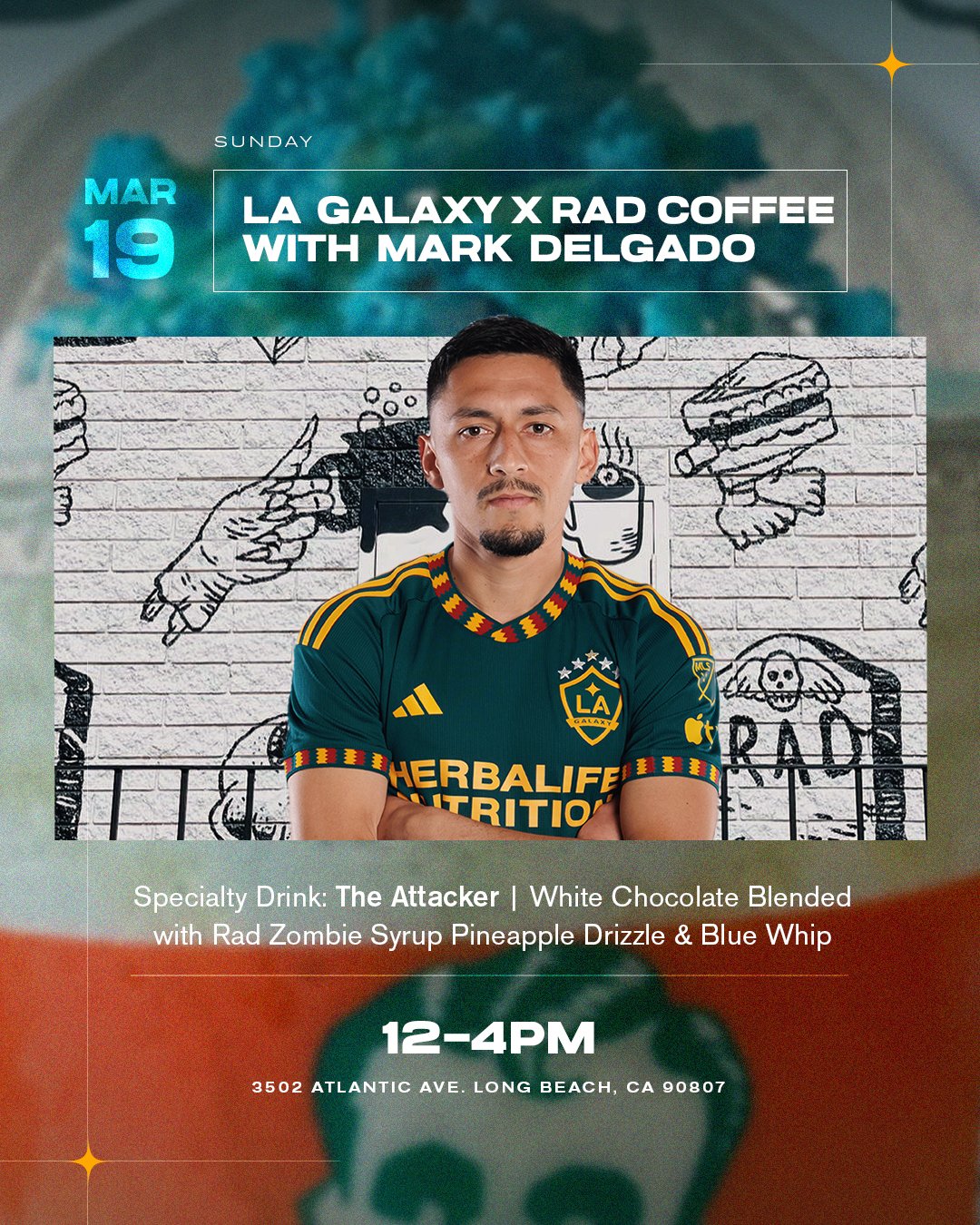 LA Galaxy on Twitter: "☕️ Rad Coffee x LA Galaxy ⚽️ Visit Rad Coffee this Sunday to meet ...
