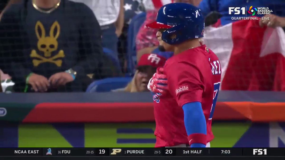 FOX Sports: MLB on Twitter: "JAVY BAEZ IS PUMPED UP 😤🇵🇷 📺: WBC on FS1"