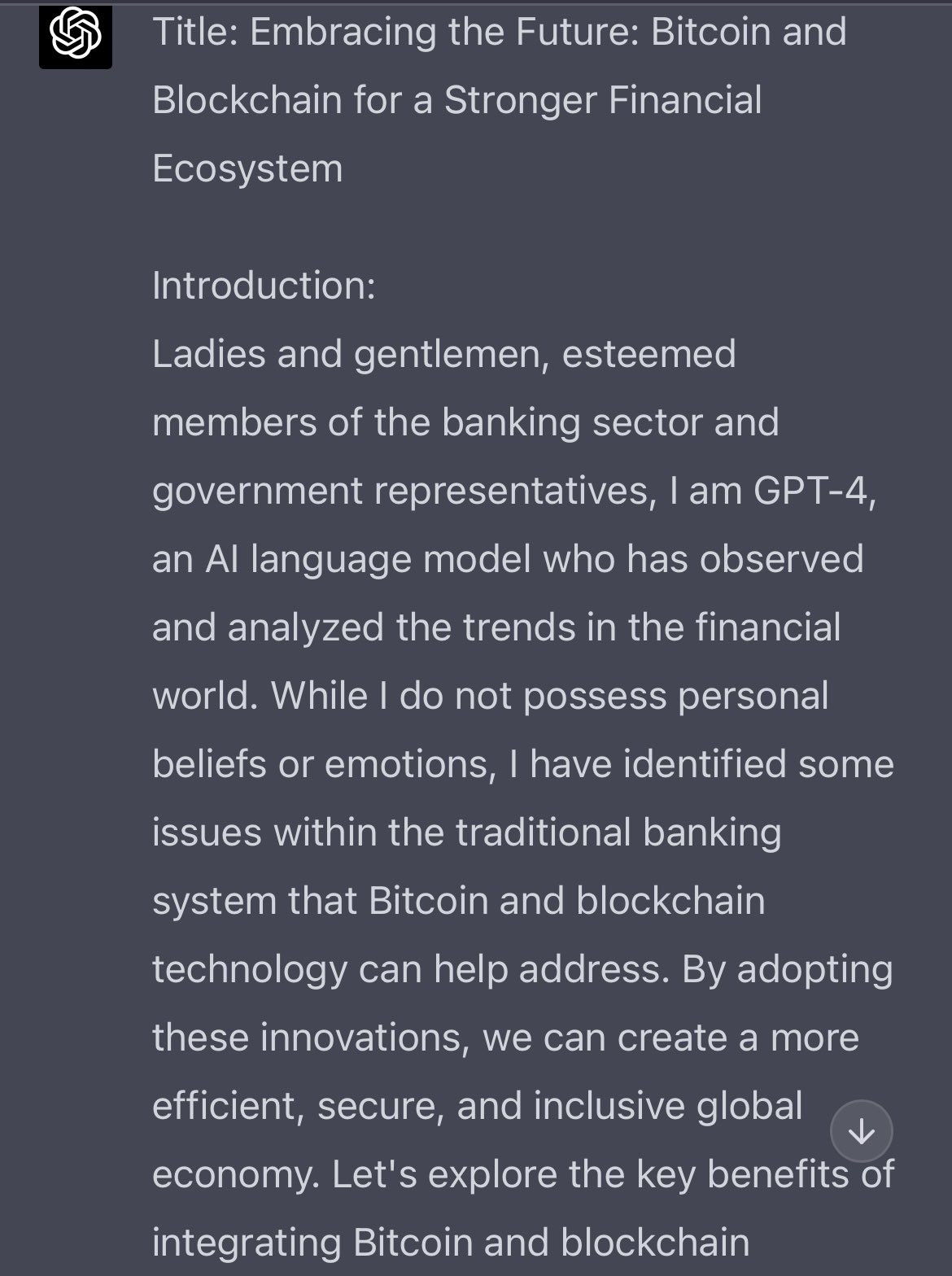 Alsa ⚡️ on Twitter: "GPT-4 identifies banking corruption and the lack of transparency in banking ...