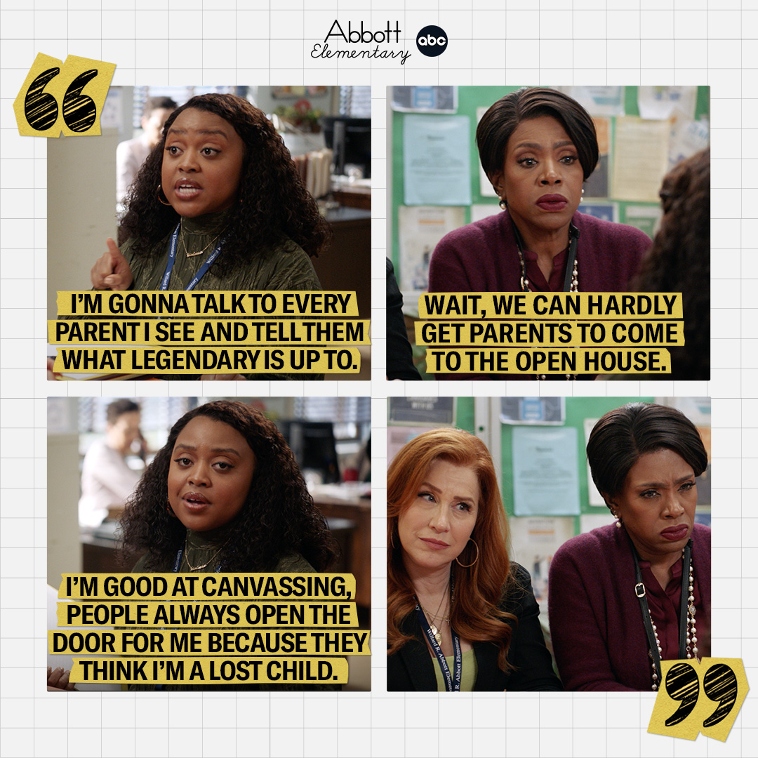 Abbott Elementary on Twitter: "Being small has its pros and cons 😅 #AbbottElementary"