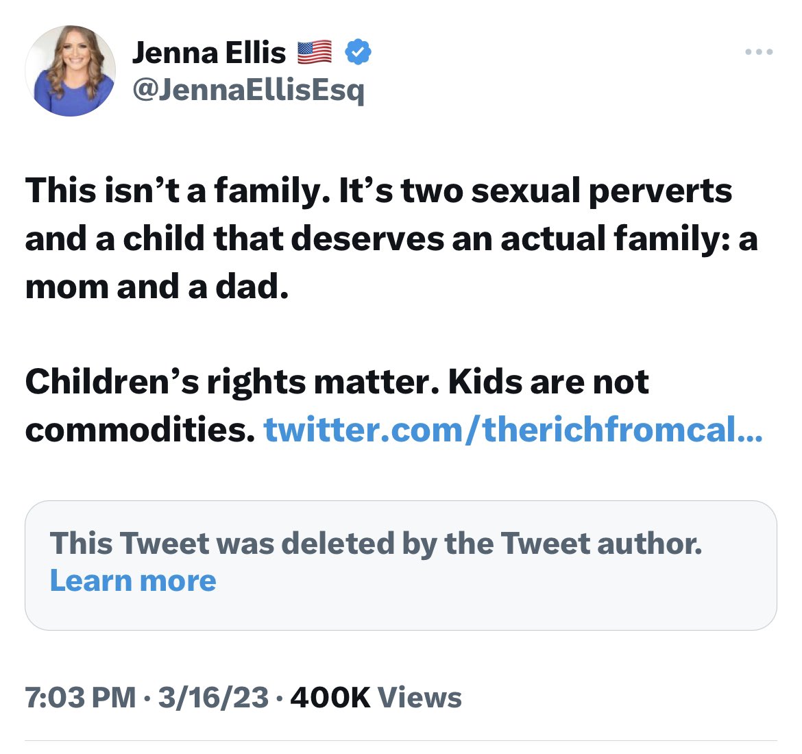 Raylene Ojeda on Twitter: "RT @AmoneyResists: Two men can raise children. Two women can raise ...