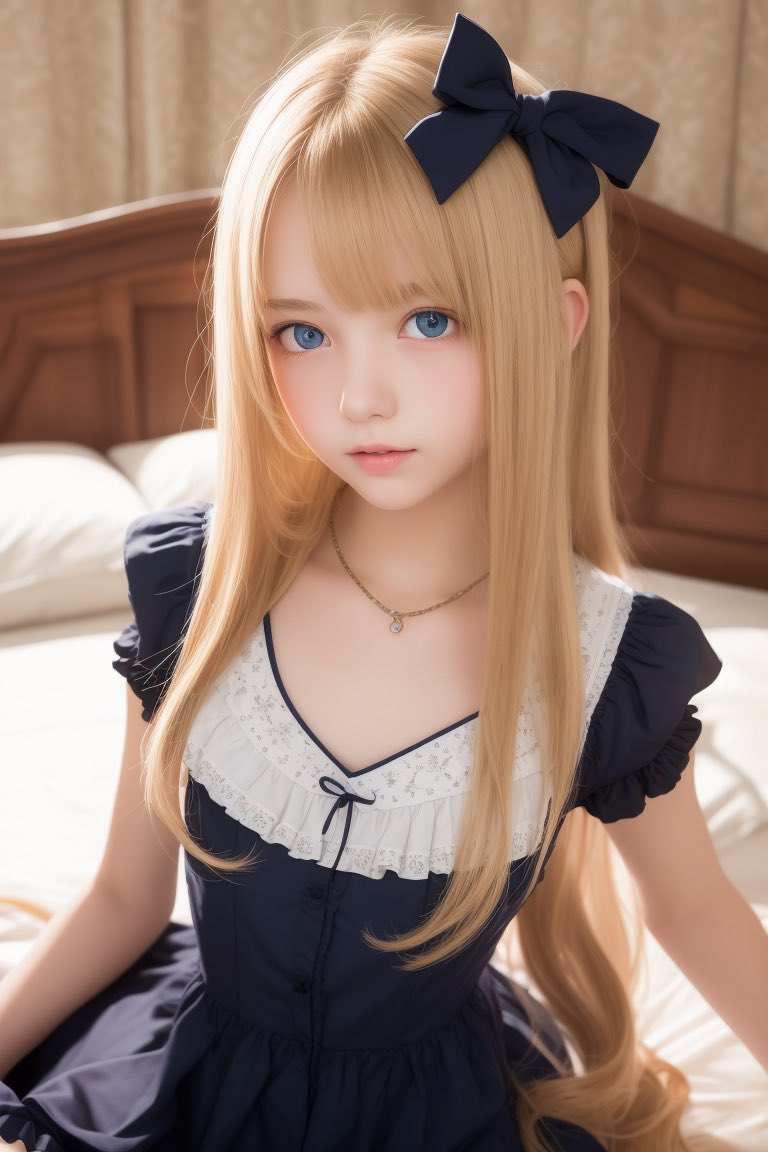 この子たちの画像集です ️ よろしくお願いします! 2023 03 12 ブロンド ロングの美少女(150枚 呪文あり) はせ Ai