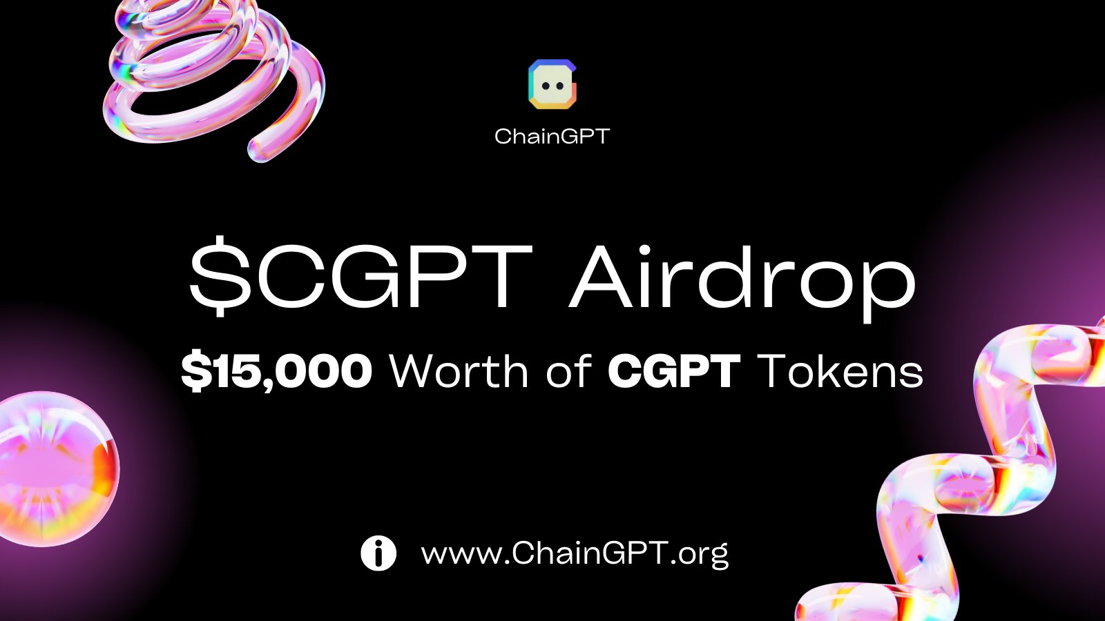 ChainGPT on Twitter: "🎉 ChainGPT $15,000 Airdrop Campaign! 🏆 Top 50 referrers can win up to ...