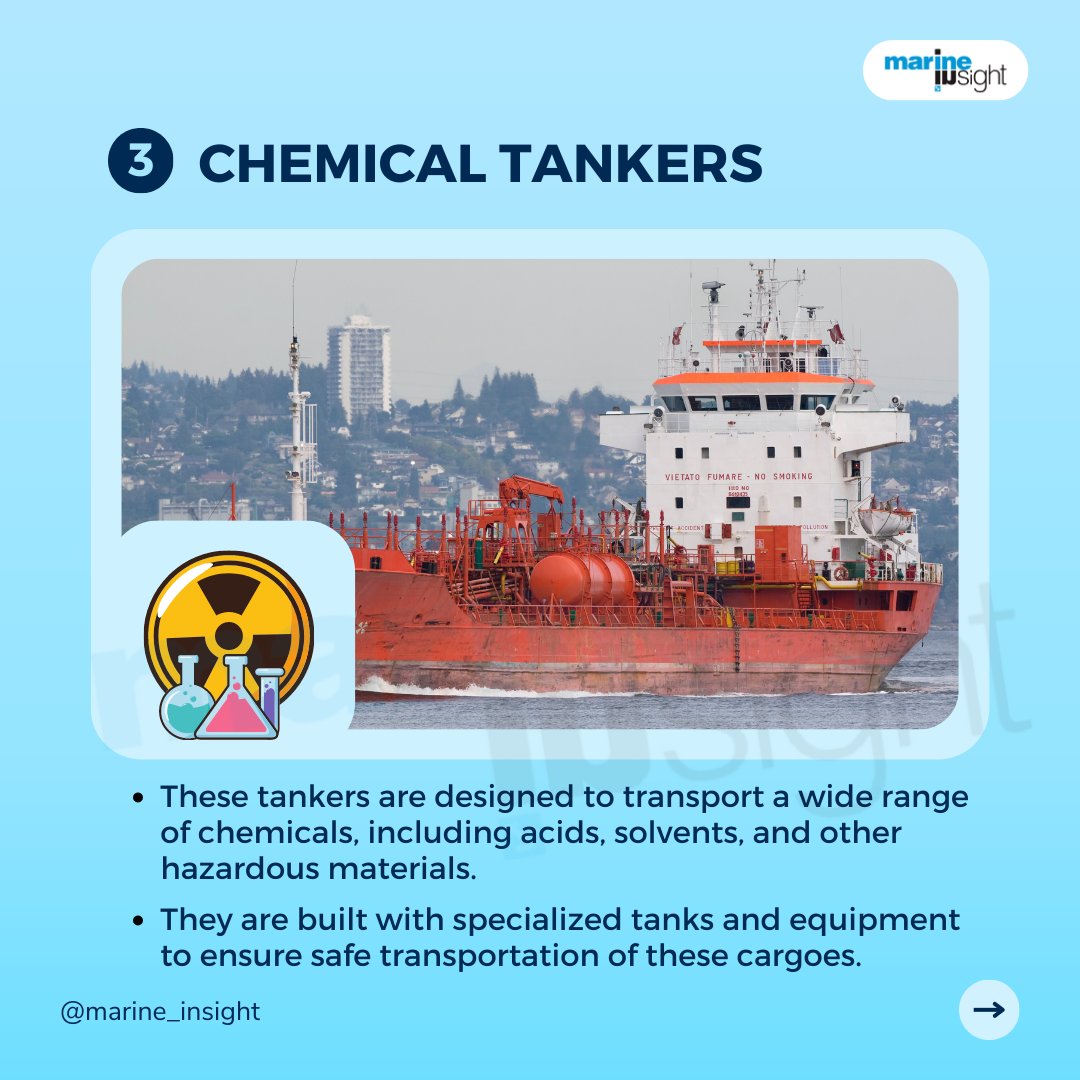 3 Types Of Chemical Tanker