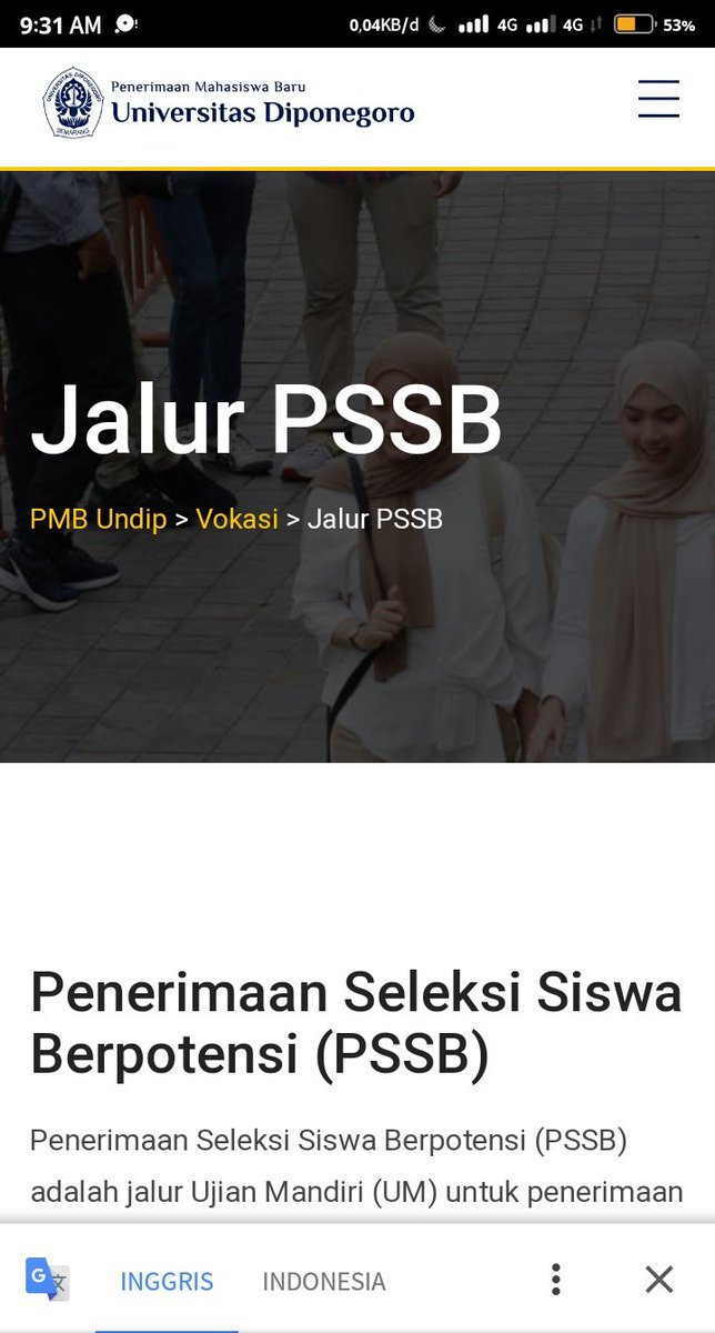 BELAJAR PENGHASIL CUAN CEK PIN📌 on Twitter: "sch! ada yg pernah lolos PSSB UNDIP + skrg jd ...